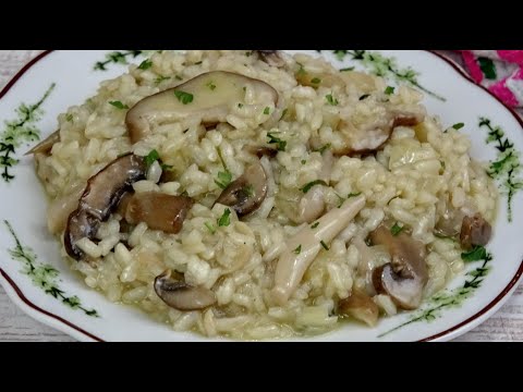 RISOTTO CON SETAS, en 30 minutos! Fácil y Rápido 😋MUSHROOM RISOTTO - YouTube