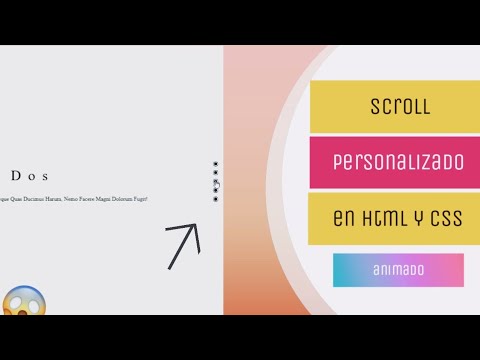 SCROLL PERSONALIZADO EN HTML Y CSS ️⬇️💡📱 - YouTube