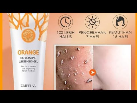 Orange expoliating whitening gel #MonalynPadilla - YouTube