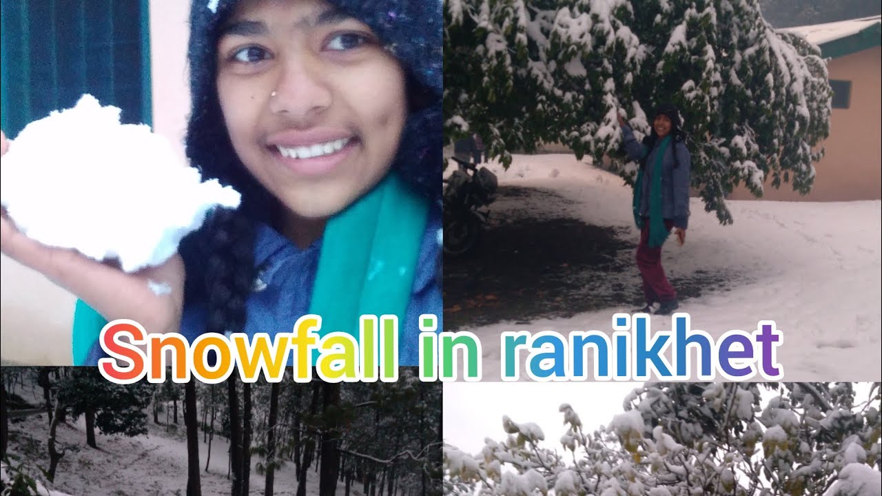snowfall in ranikhet 2022#ranikhet #vlog - YouTube