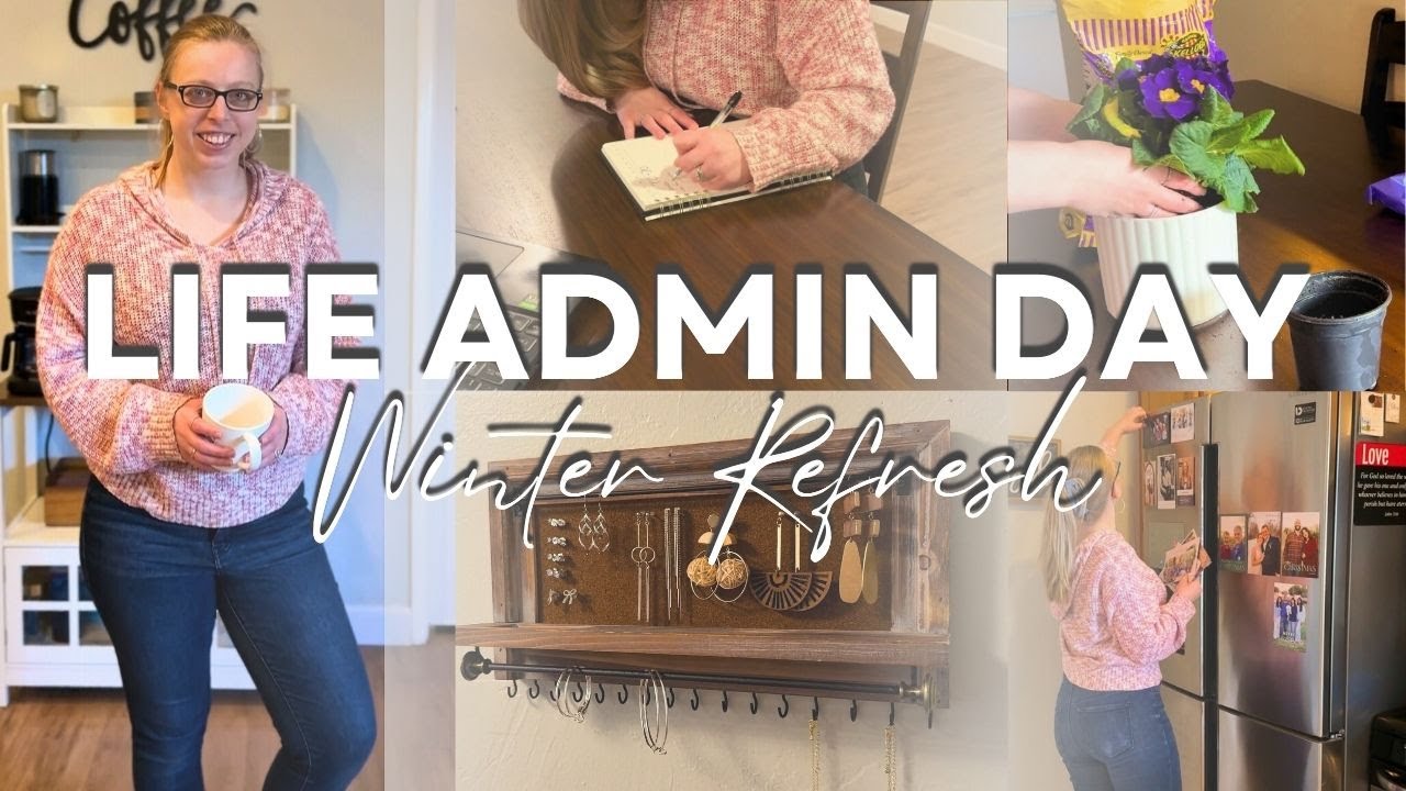 LIFE ADMIN DAY 💫 | Catching Up On My To-Do List, A Winter Refresh ...