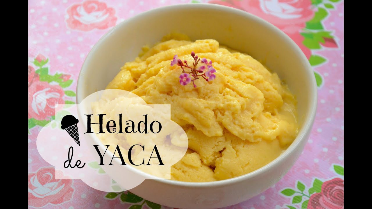 HELADO DE YACA - JACKFRUIT ICE CREAM - YouTube