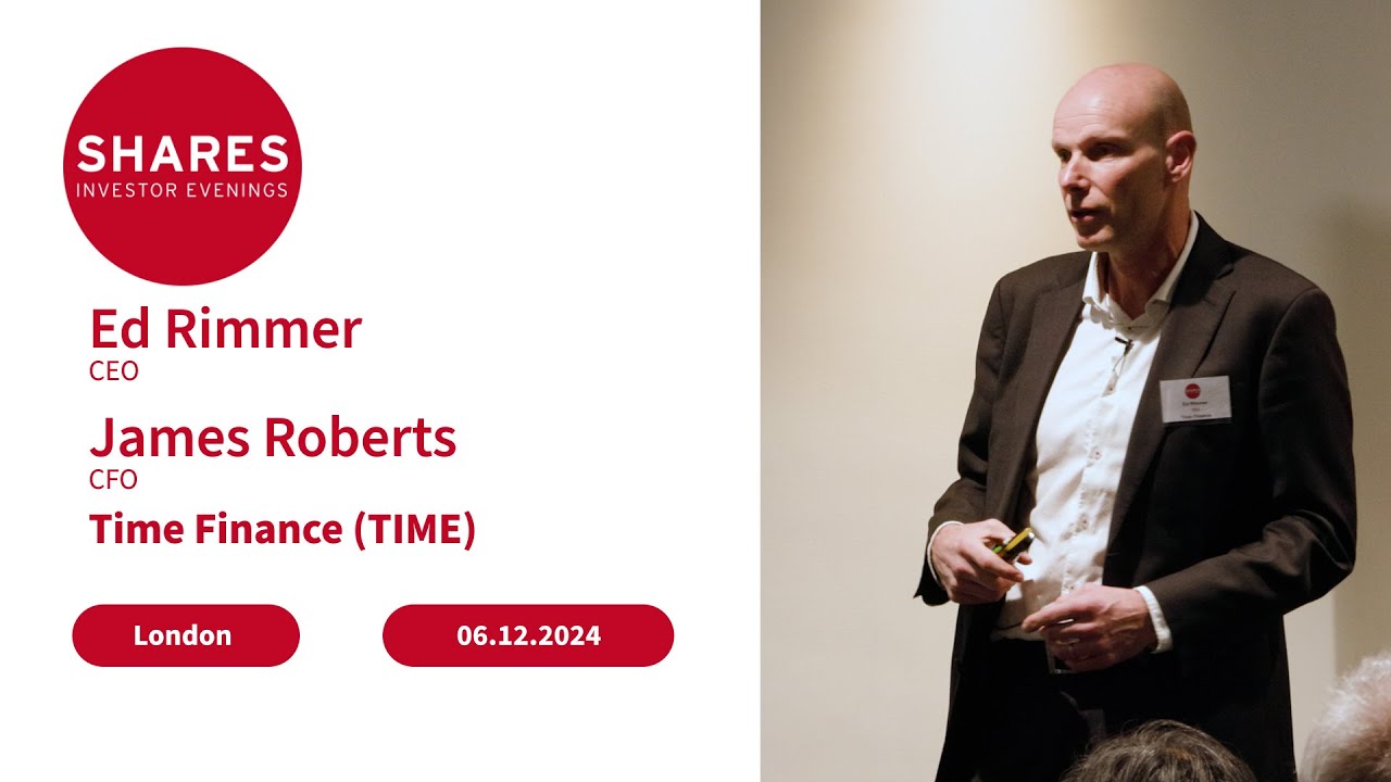 Time Finance (TIME) - Ed Rimmer, CEO & James Roberts, CFO - YouTube