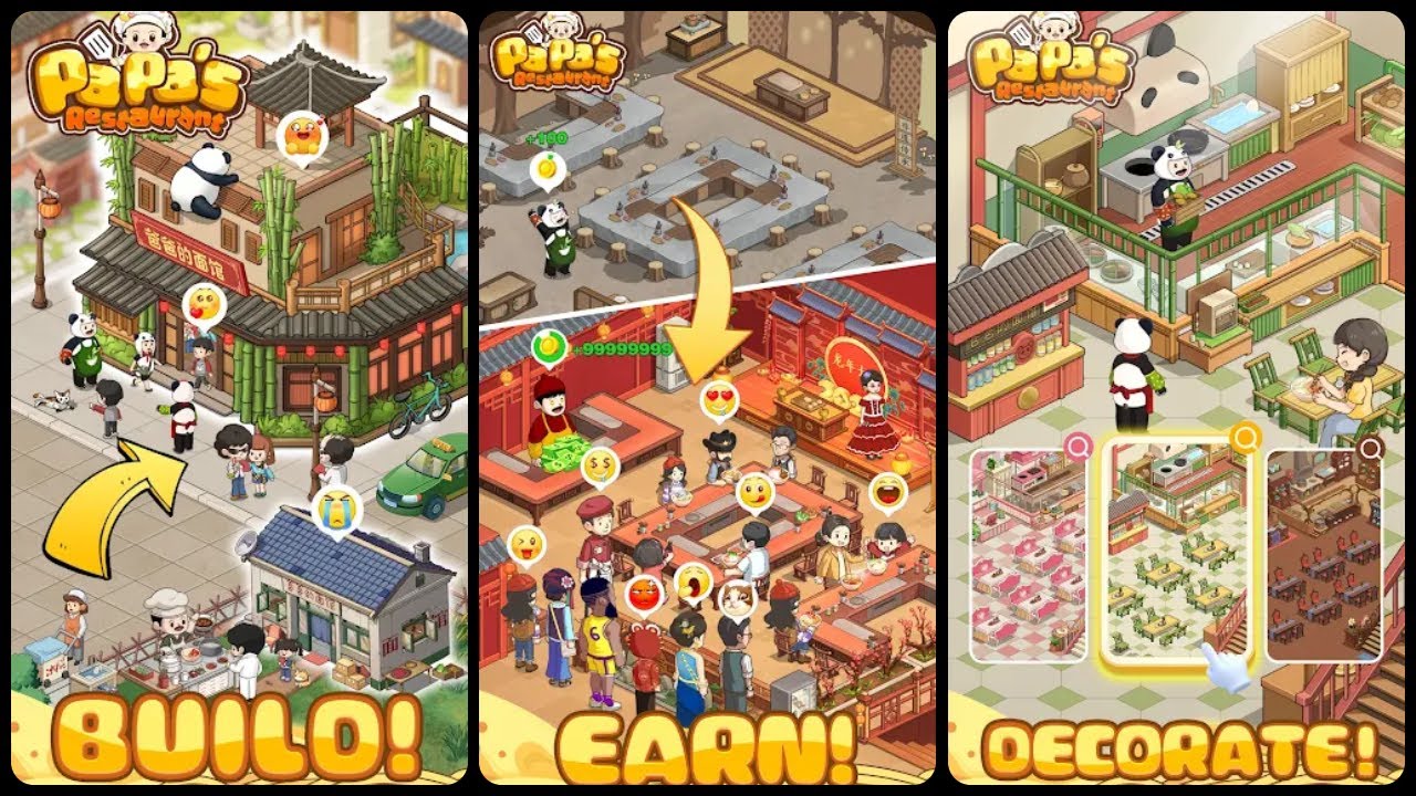 Papa's Restaurant Game Android Gameplay - YouTube