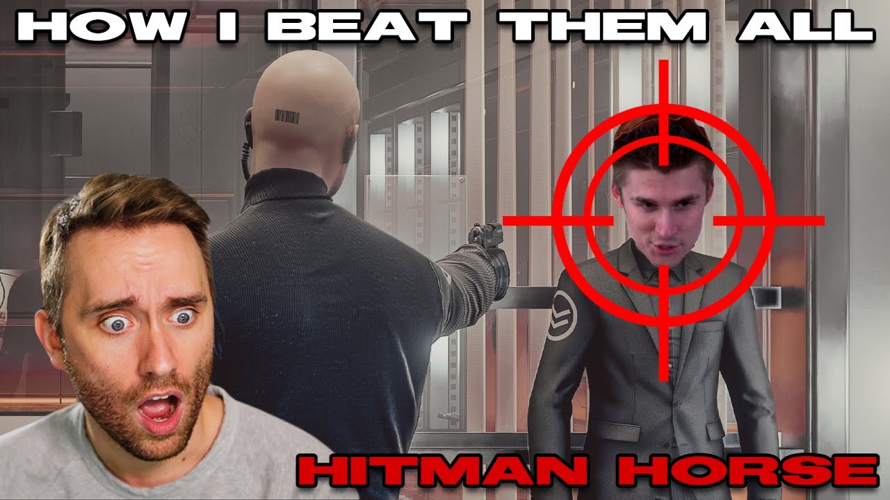 How I beat Ludwig and Nandre in Atrioc's Hitman Horse Challenge as a ...