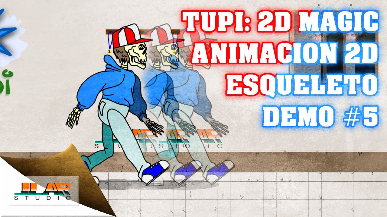 Tupi 2D - Demonstration Skeleton/Demostración Esqueleto (By JLAR Studio ...