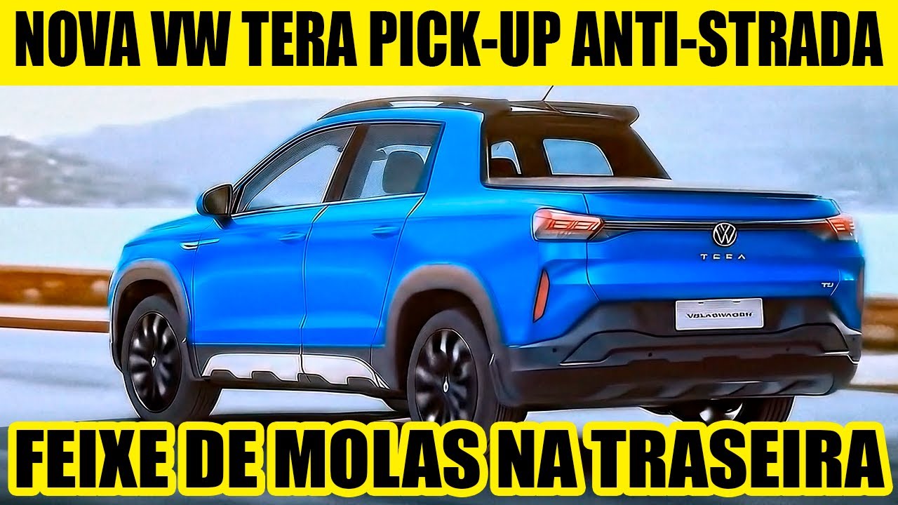 O BICHO PEGOU P/ STRADA - NOVA VW UDARA (TERA PICK-UP) VEM COM FEIXE DE ...