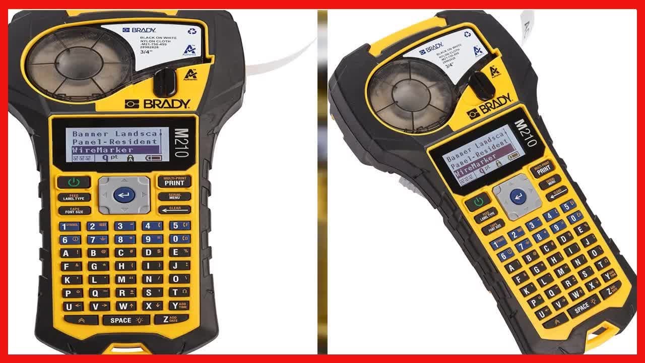 Great product - Brady M210 Portable Label Printer with Rubber Bumpers ...