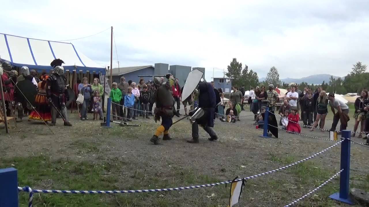 6/7/14 2:00PM SCA Ren Faire Demo Heavy Combat & Fencing Eskalya Oertha ...
