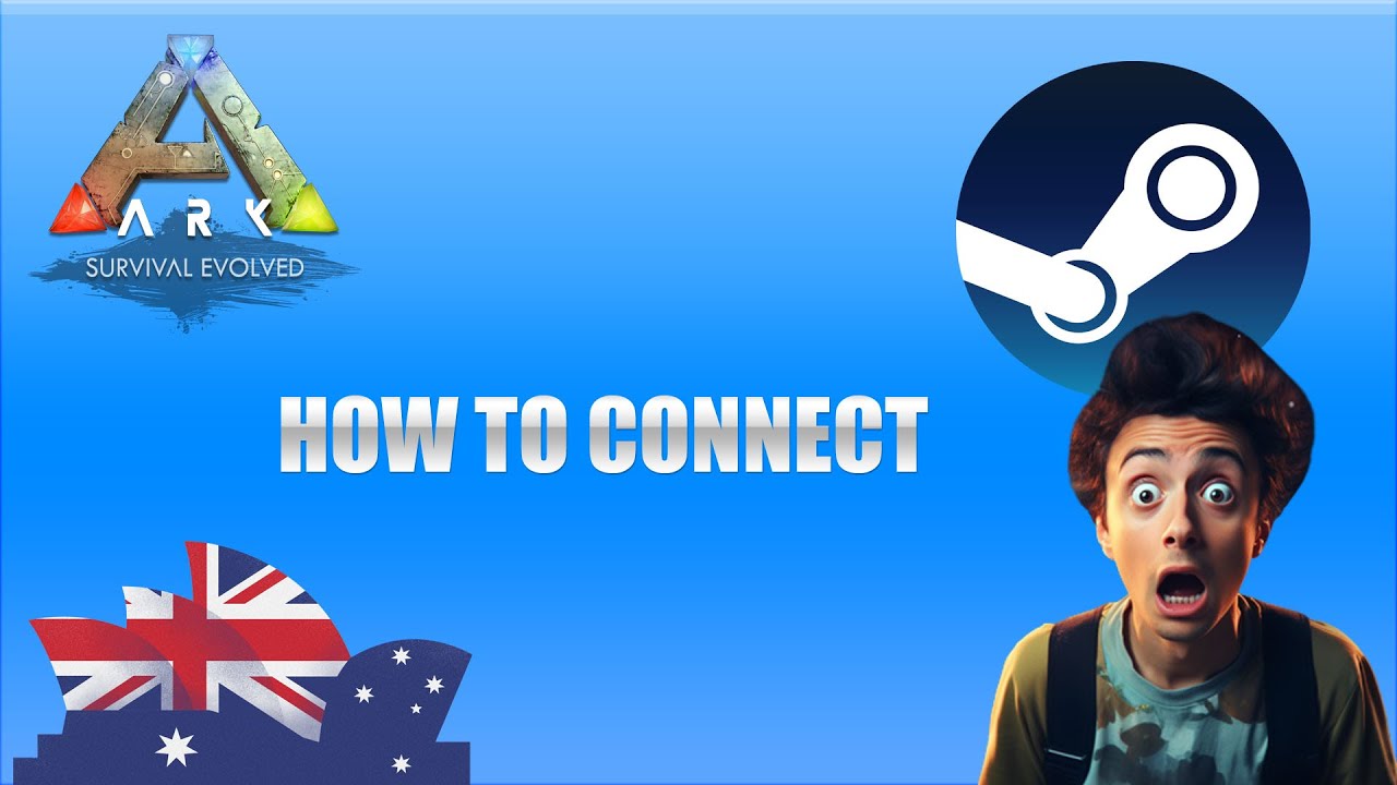 English ARK Survival Evolved Steam Connect to a Server - YouTube