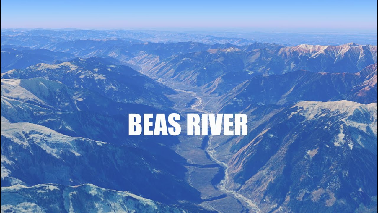 Beas River aerial journey - YouTube
