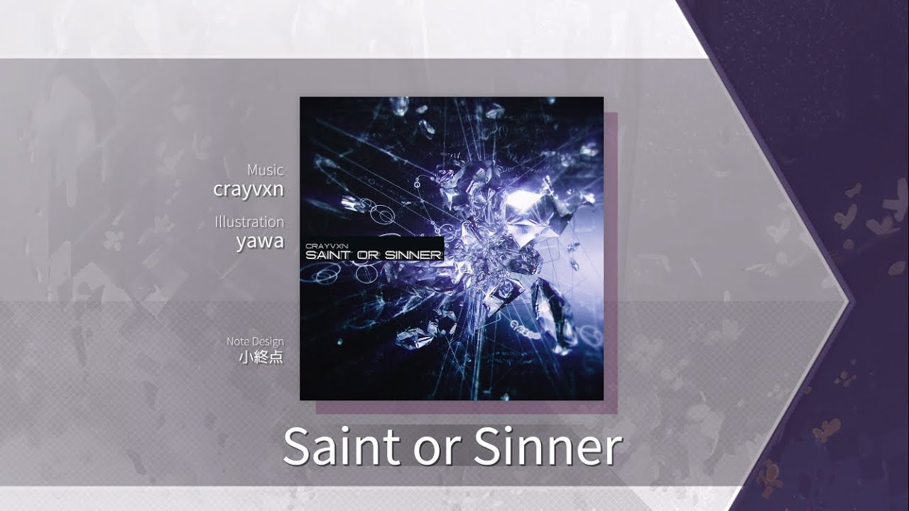 【Arcaea】 Saint or Sinner [Future 8+] Chart View - YouTube