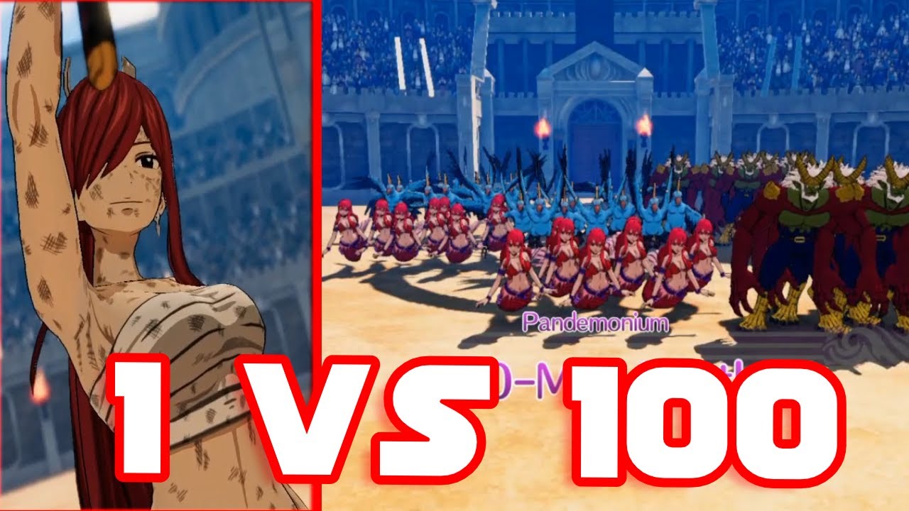 Titania Erza | Pandemonium | Grand Magic Games Day 2 | Fairy Tail Game ...