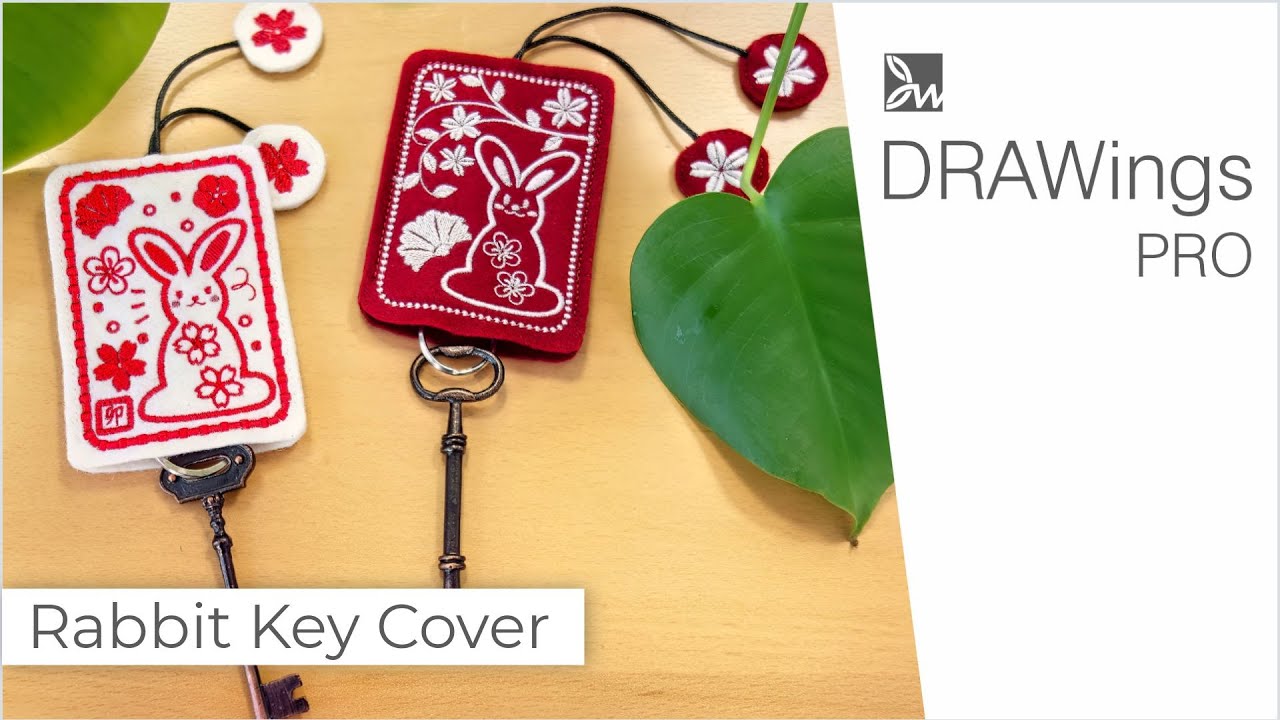 How To Make A Beautiful Rabbit Key Cover From scratch - YouTube