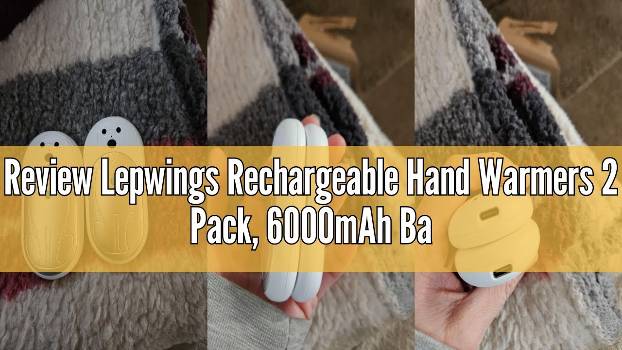 Review Lepwings Rechargeable Hand Warmers 2 Pack, 6000mAh Battery Long ...