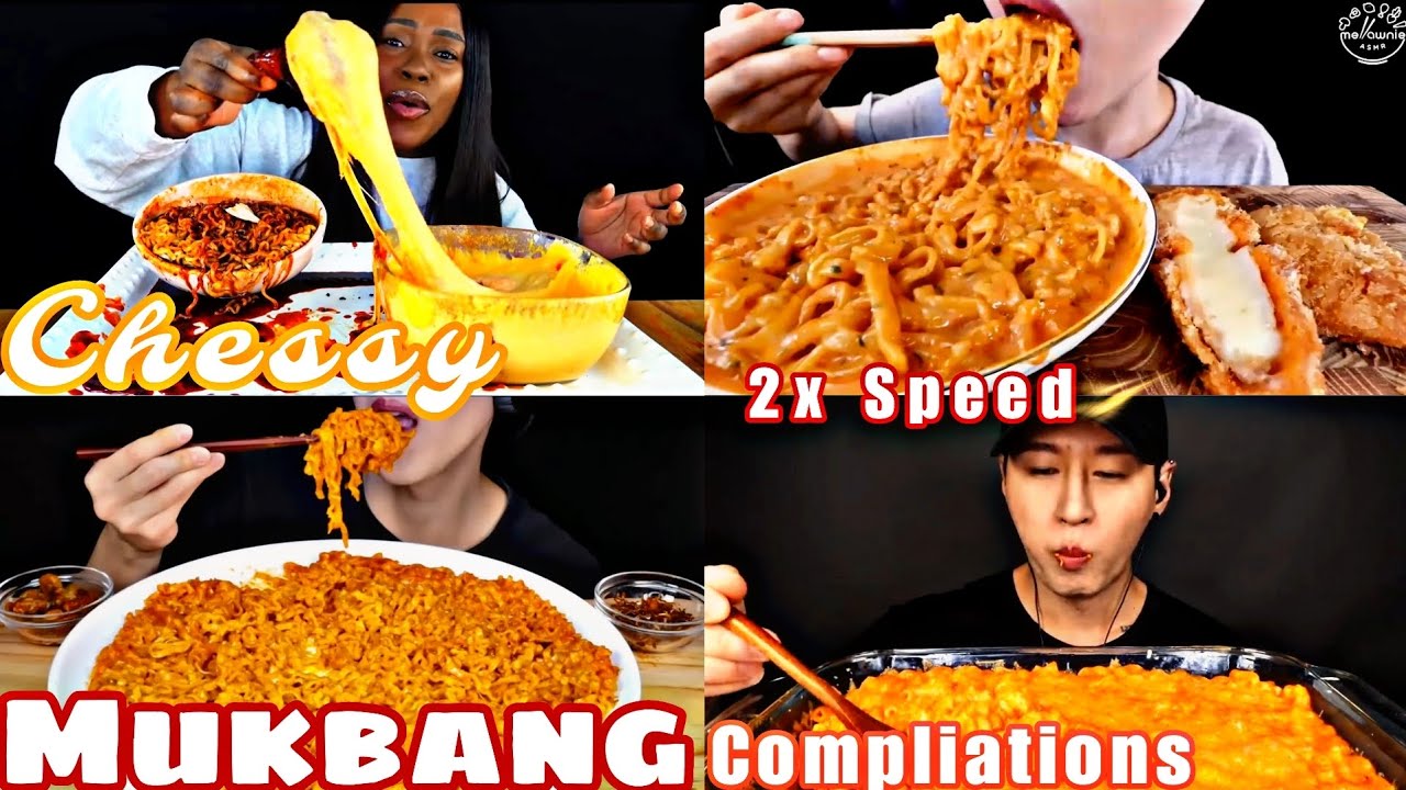 2x Speed ‼️ | Cheesy Mukbang compliations | Cheesy Mukbang Asmr - YouTube