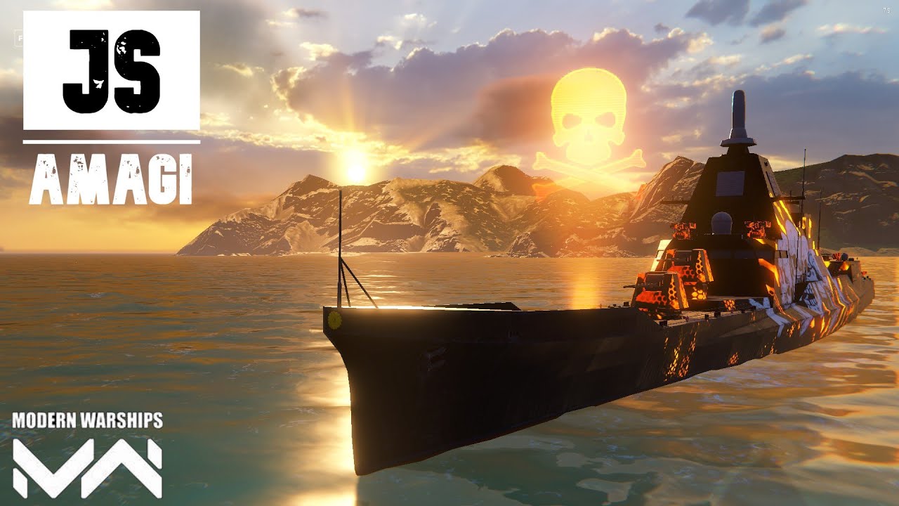 JS Amagi Gameplay | Cruiser Pesaing Terberat Graff Spee | Modern ...