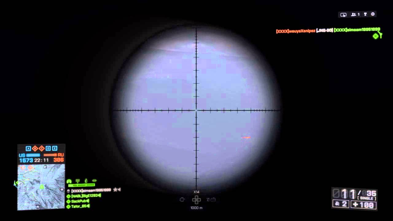 BF4: Longest CS5 Headshot - 1995m - YouTube