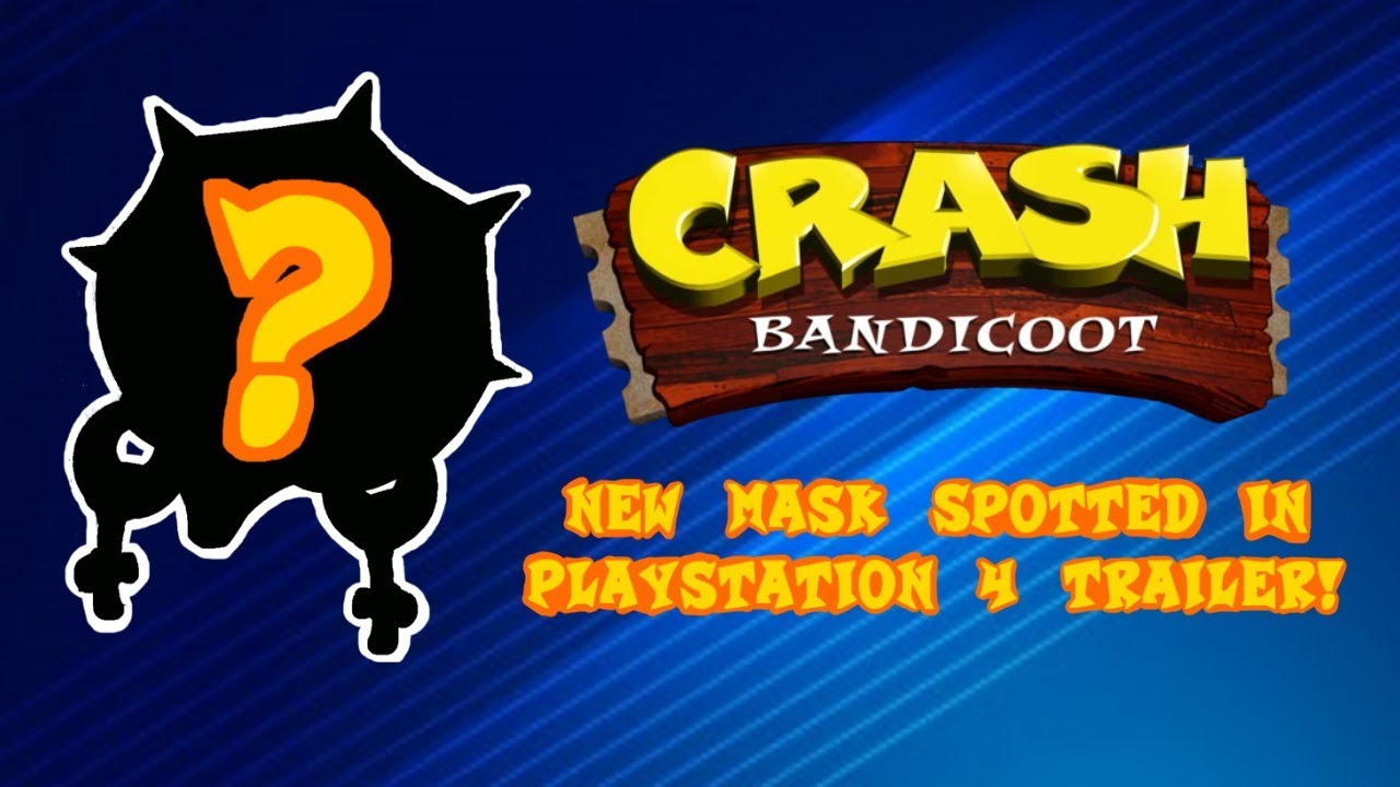 Crash Bandicoot: New Mask Discovered in New PS4 Advertisement! - YouTube