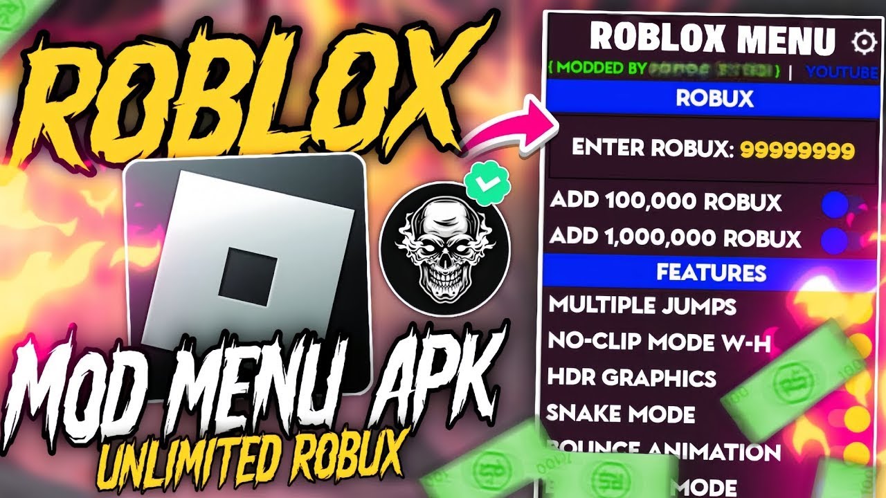🔥Roblox MOD MENU APK v2.656.677🔥(Free Robux & Shopping) v2.656.677 ...