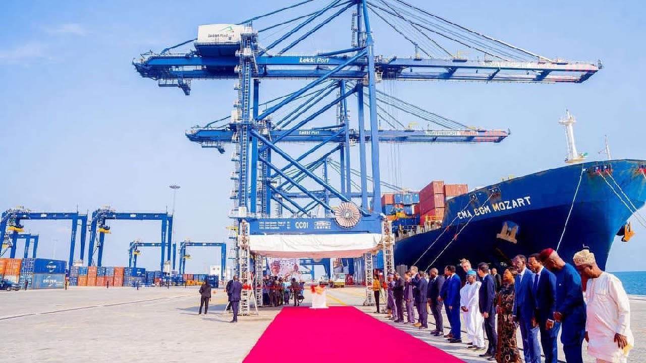 Nigeria inaugurates $1.5 billion Lekki Deep Sea Port - YouTube