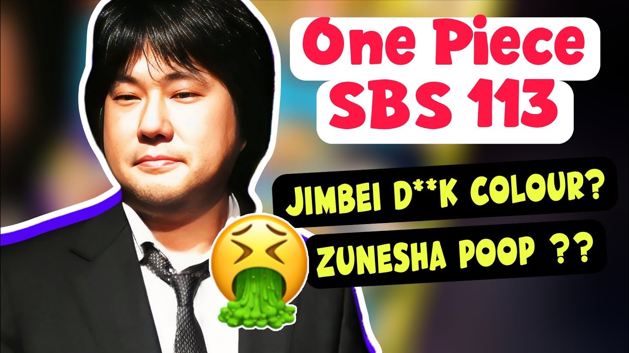 Gross Questions About Jinbe’s D**k, And Eiichiro Oda’s Answers | One ...