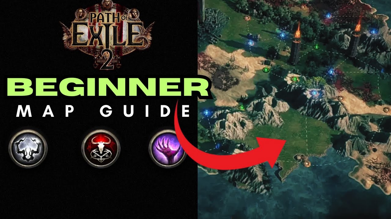 Path of Exile 2 Map Guide for Beginners Everything explained - YouTube