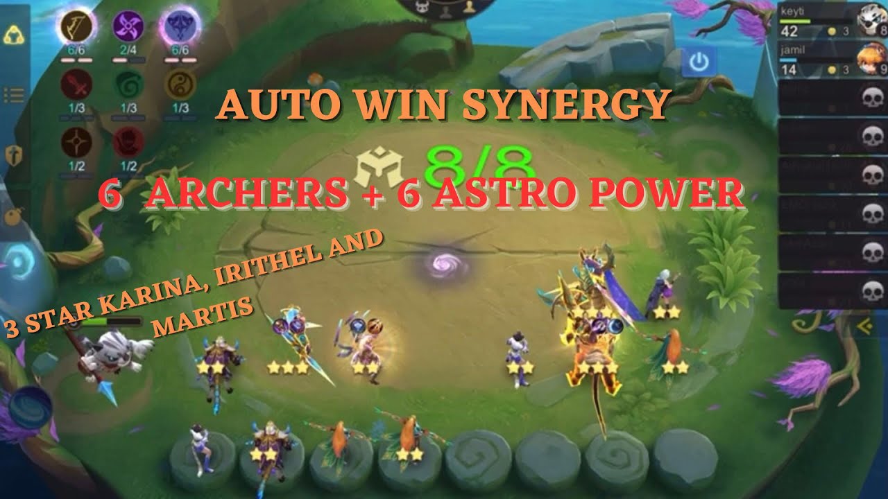 New Patch Magic Chess || ASTRO POWER AND ARCHER || AUTO WIN SYNERGY ...
