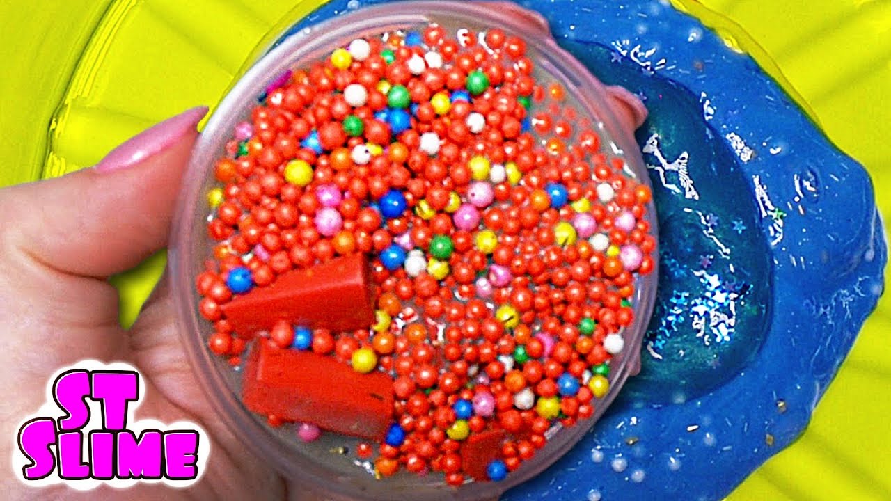 Slime Smoothie !! Mixing Old Slimes !! Satisfying Slime Videos !! ST ...