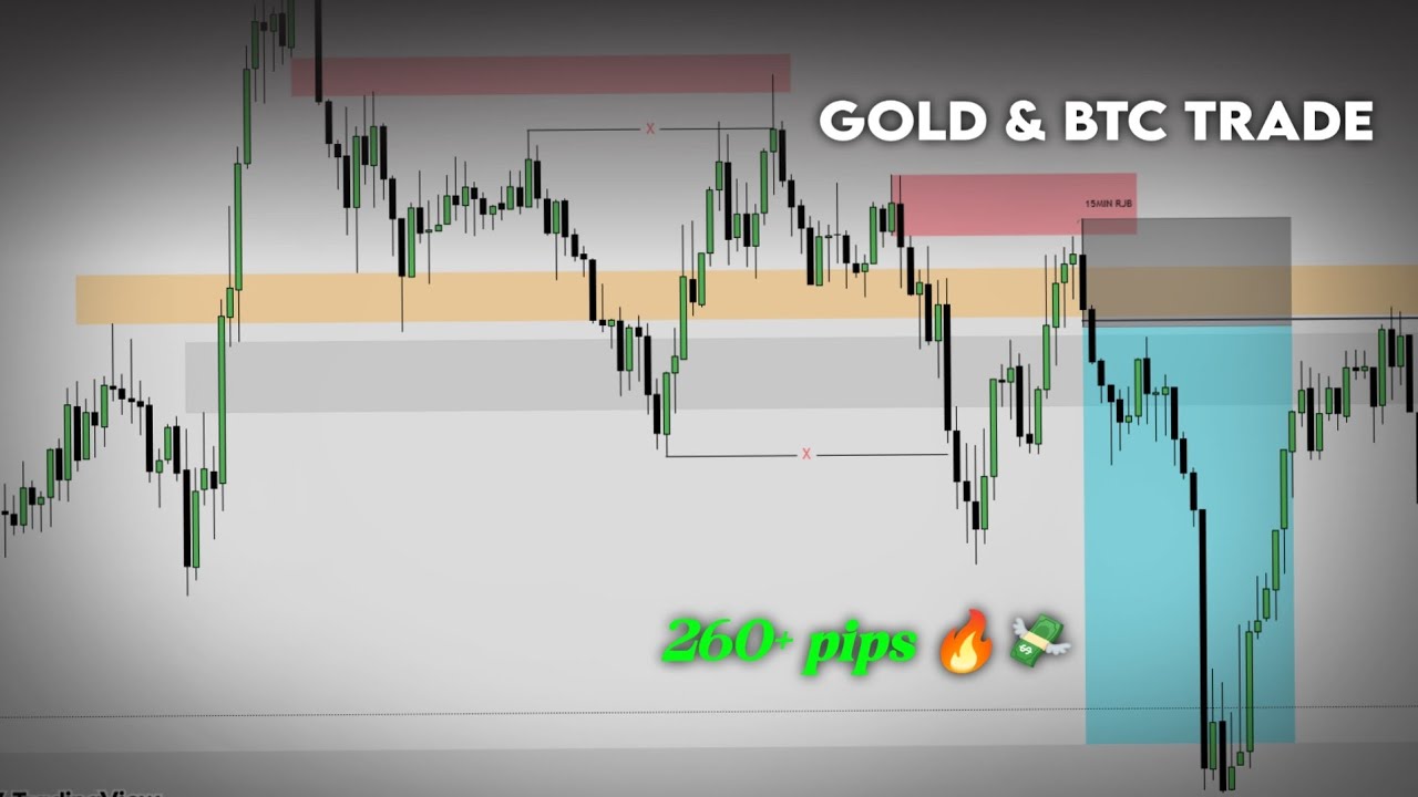 260 + pips 🔥💸 In GOLD & BTC TRADE LOGIC USING SMC CONCEPTS | RIZZ ...