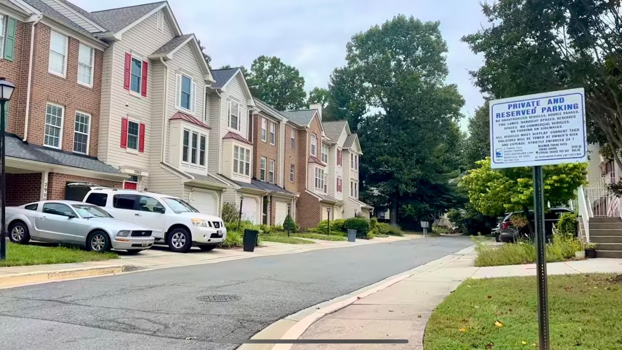 Olney | Maryland | USA - Suburban America - Walking - 4K - YouTube