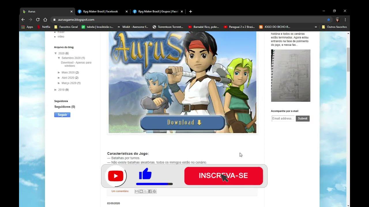 Jogando jogos feito no rpg maker - YouTube