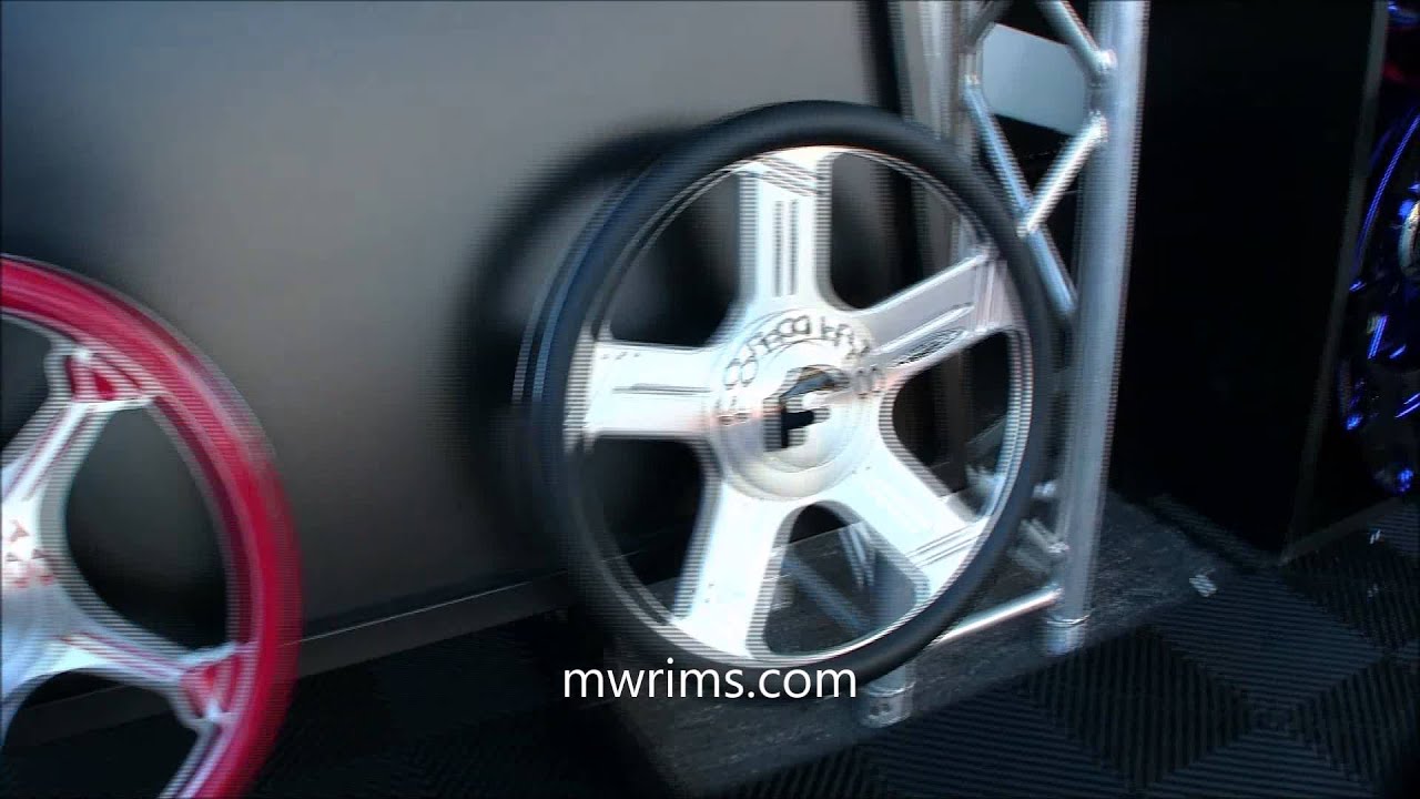 Forgiato steering wheel sema show 2013 - YouTube