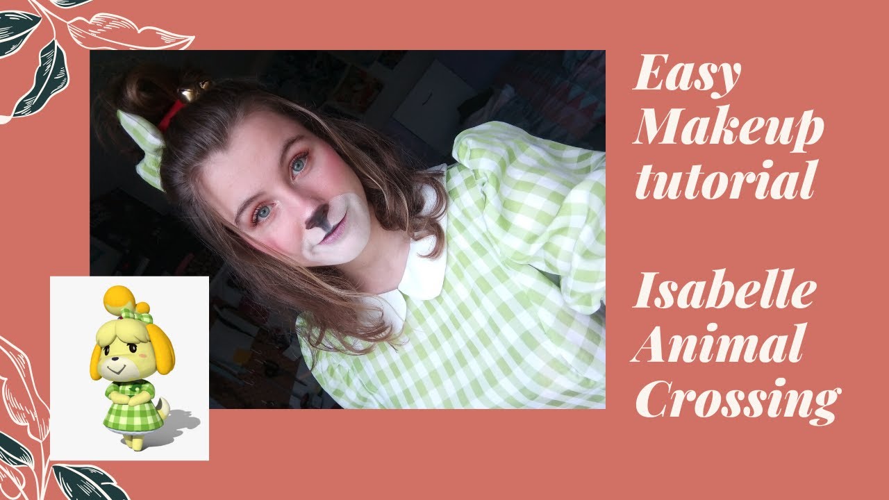 Easy Makeup Tutorial - Isabelle Animal Crossing - YouTube