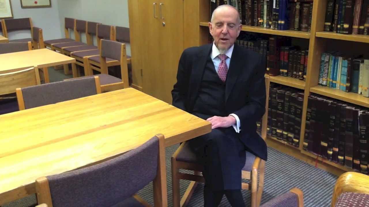 R Haskel Lookstein- Parshat Yitro Rabbi Moskowitz Siyum - YouTube