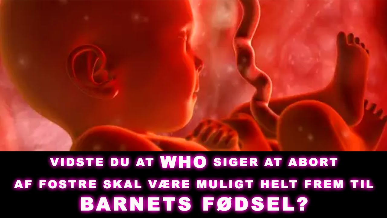 Midt i Dansk Abort Debat: WHO Klar Til Abort Helt Frem Til Fødselsdagen ...