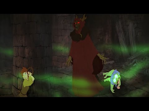 The Black Cauldron | The Horned King Is Destroyed (Russian 2005) HD