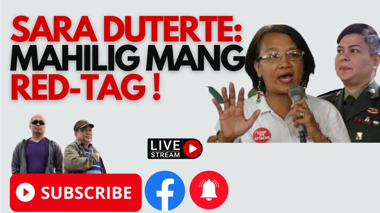 SARA DUTERTE MAHILIG MAG RED-TAG! - YouTube