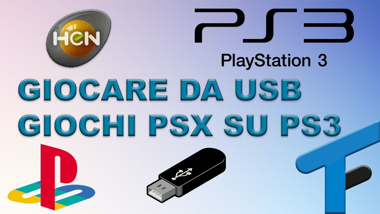 Giocare con giochi PS1 su PS3 da USB | Playstation 3 | Pen Drive | PSX ...