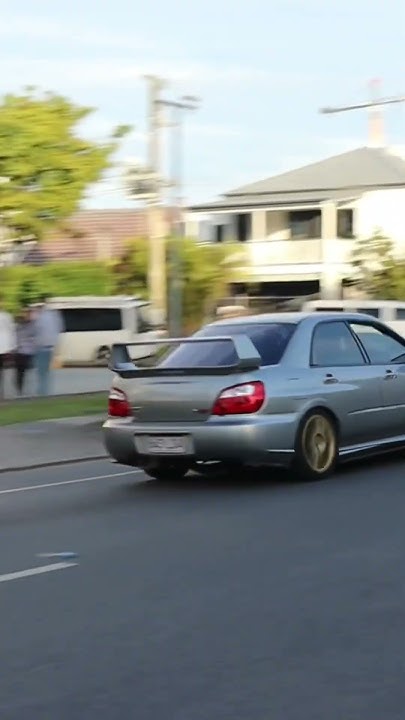 WRX STI Flying out of Cars and Coffee Brisbane! #subaru #wrx #wrxsti #carsandcoffee - YouTube