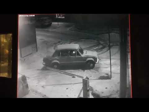 зима, камеры видеонаблюдения - YouTube