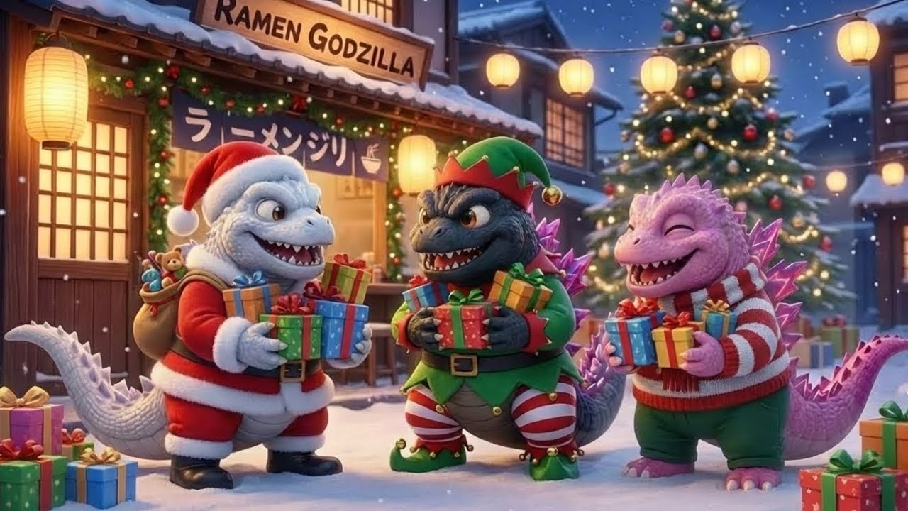 🎁🎅 A Christmas Miracle at the Ramen Shop – The Godzilla Brothers Warm ...