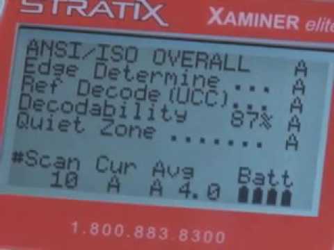 Stratix Xaminer Elite Training 02 - UPC A Testing - YouTube