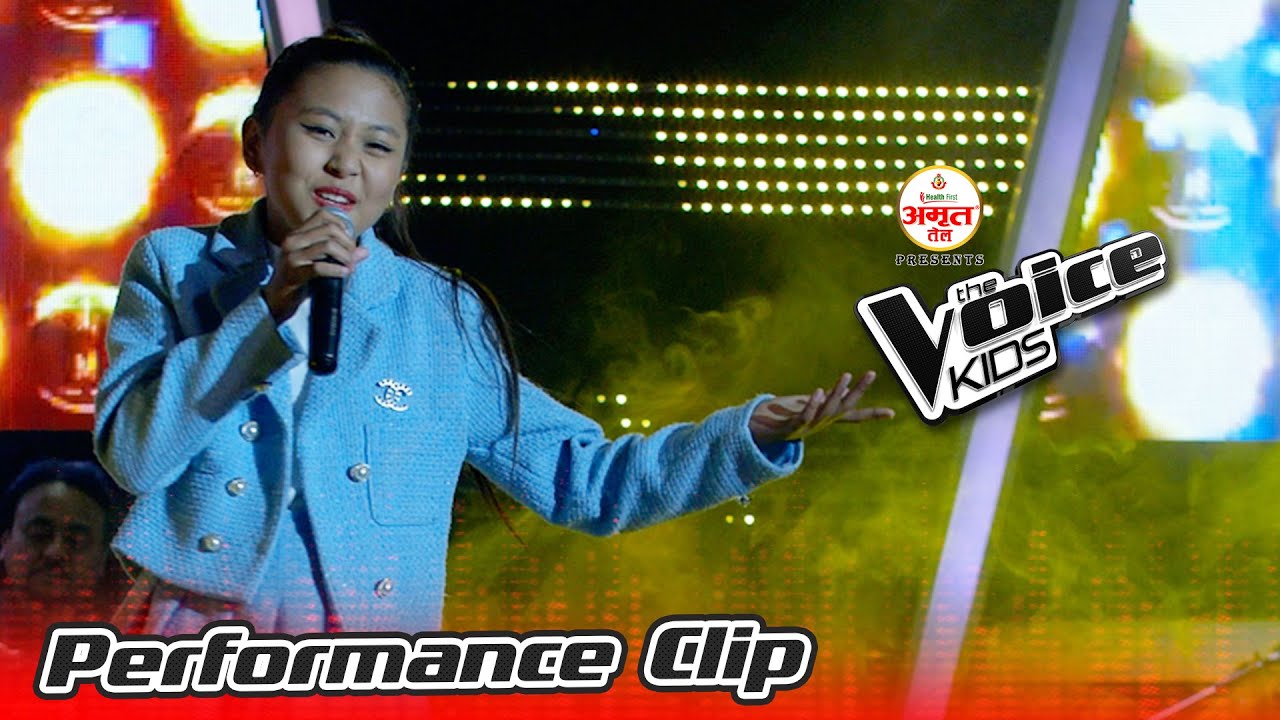 Simran Ale "Musu Musu Hasi Deu Na" |The Voice Kids - 2021 - YouTube