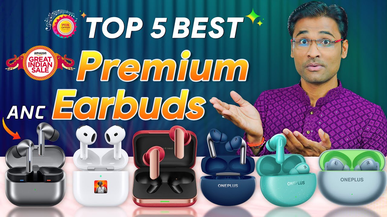 Top 5 Best Premium TWS Earbuds with ANC in Amazon Great Indian Sale ...