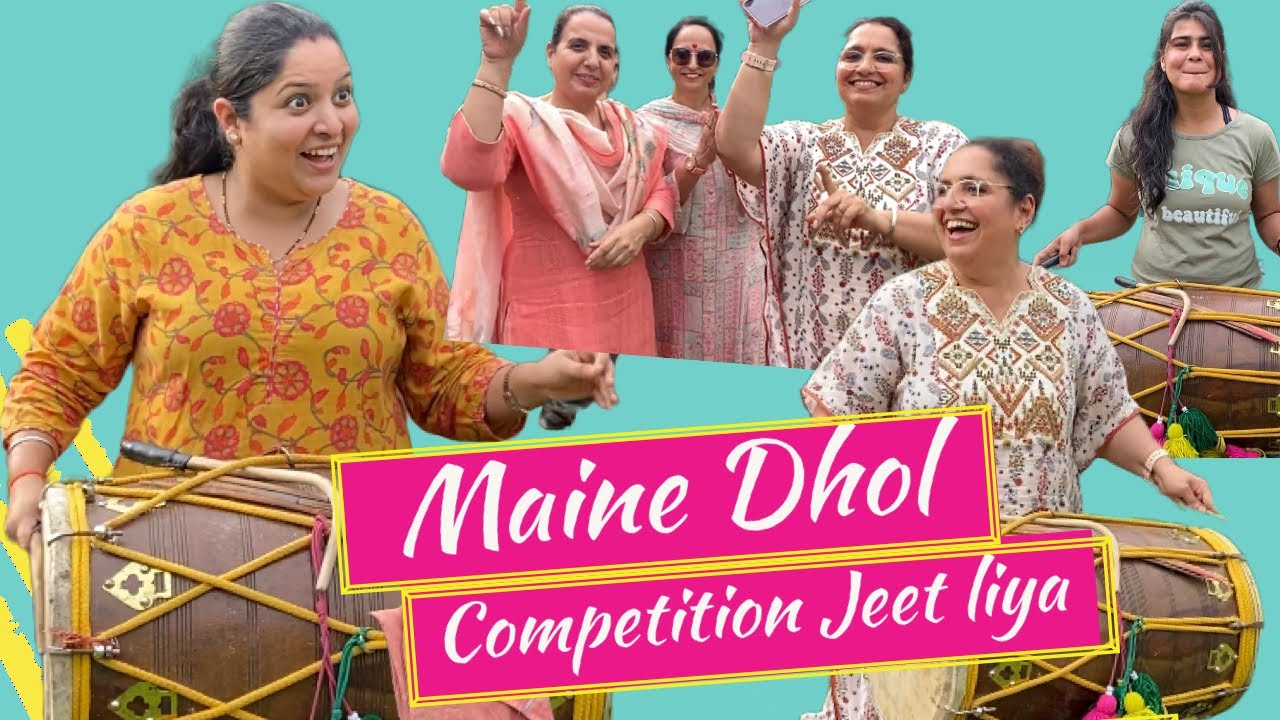 Maine Dhol Competition Jeet Liya | Dhol Girl | Boliyan | Jammu&Kashmir ...