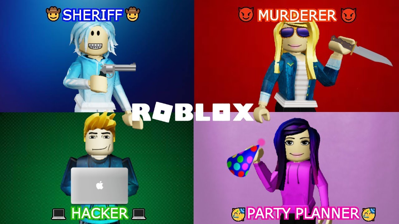 Murderer! Hacker! Sheriff! Party Planner! | Roblox: Murder Party 😈💻🤠🥳 ...