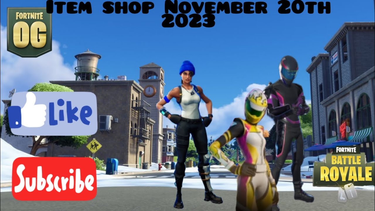 FORTNITE OG ITEM SHOP NOVEMBER 20TH 2023 - YouTube