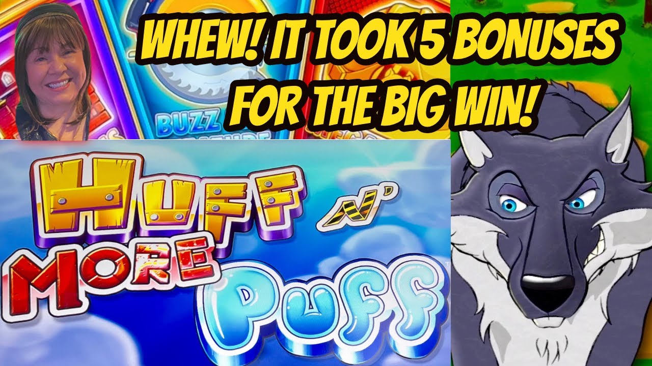 I HUFFED & PUFFED 5 TIMES FOR THE BONUSES! - YouTube