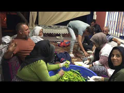 KIŞA HAZIRLIK BİBERLERİMİZ ⁉️ELMAS BACIM VE DAYIMGİLLE HOŞ SOHBETLER 😊